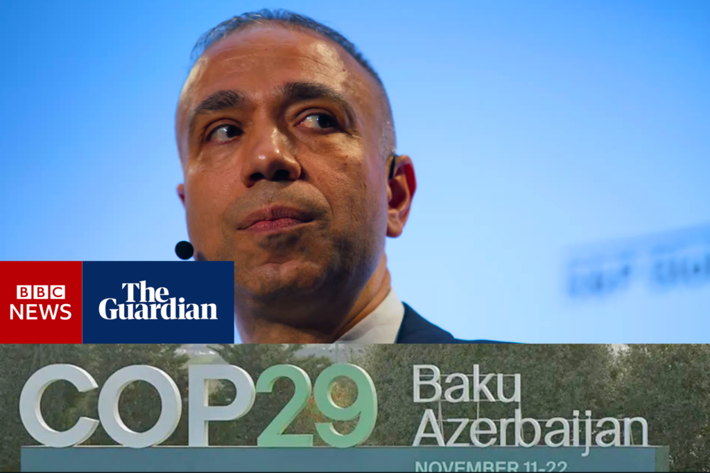 The Guardian & The BBC Expose COP29 CEO In Secret Recordings Promoting Fossil Fuel Deals At ...